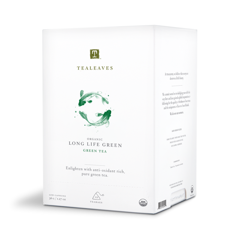 Organic Long Life Green Tea Bags | TEALEAVES